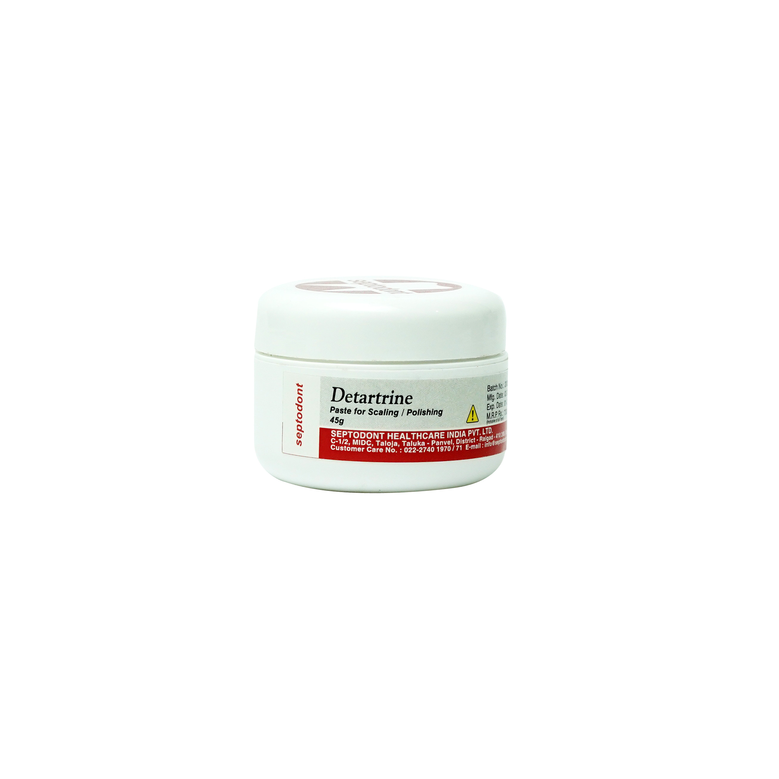 Buy Septodont Detartrine Polishing Paste 45g Jar