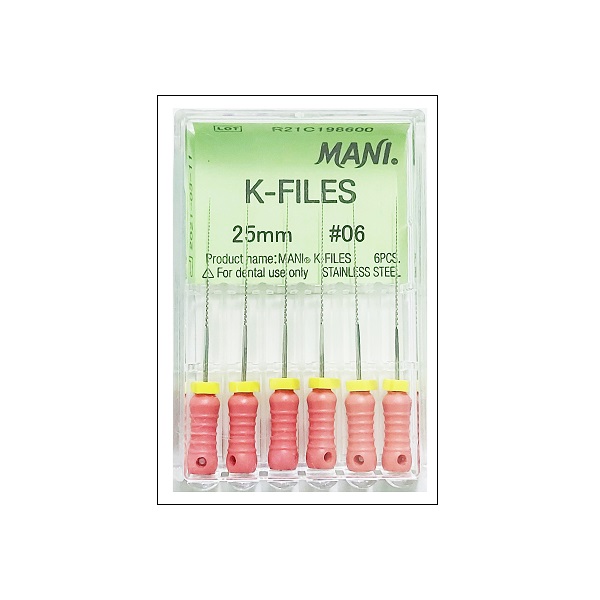 Buy Mani K Files 25mm #6