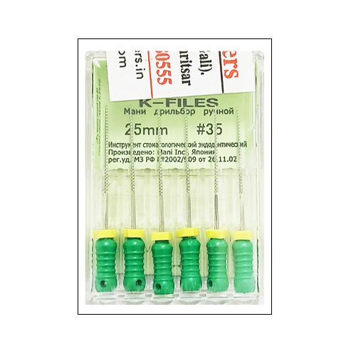 Buy Mani K Files 25mm #6