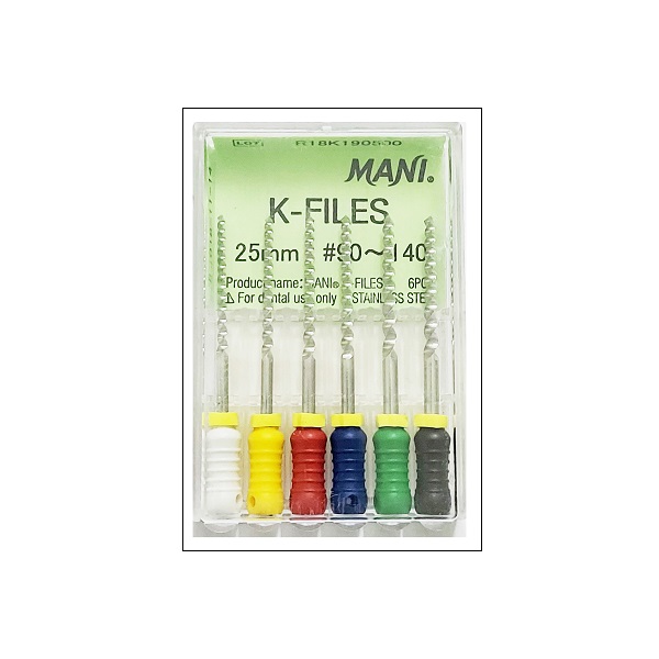 Buy Mani K Files 25mm #6