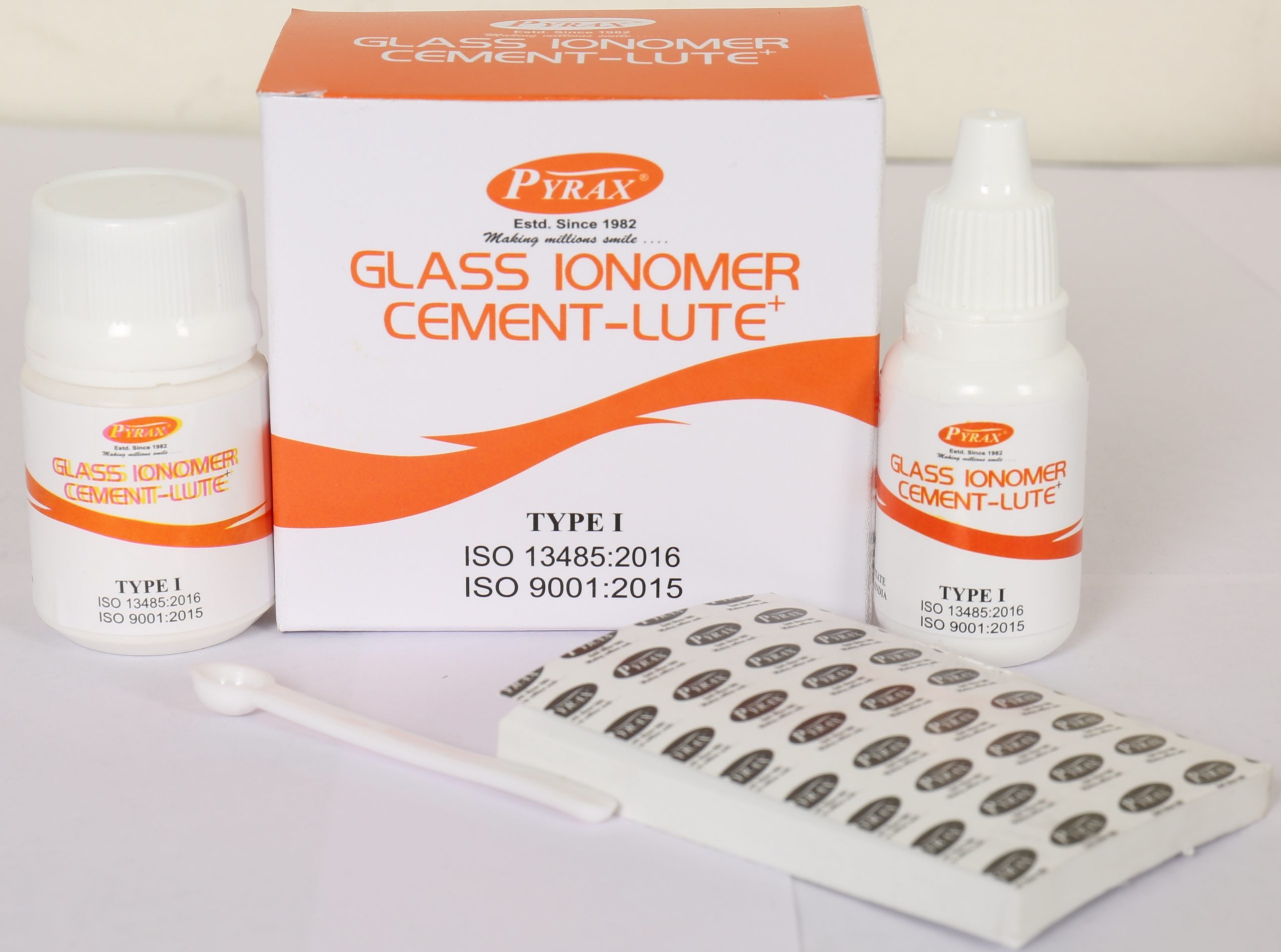 Buy Pyrax Glass Ionomer Cement Type 1 Luting GIC Online at Best Prices | Dentganga.com